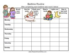 Bedtime Routine Chart
