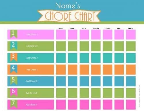 Chores for 8 Year Olds | Chore List & Free Chore Charts