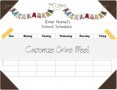 Free School Schedule Maker | Customize Online & Print at Home
