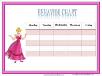 Free Princess Behavior Chart | Editable and Printable