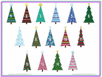 Christmas Behavior Charts