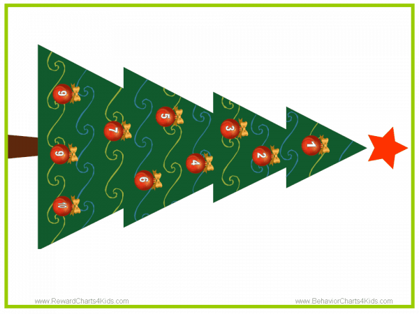 Christmas Behavior Charts