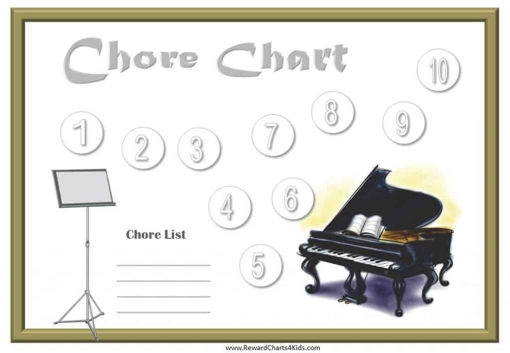 Music Chore Charts