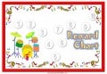 Sticker Charts with a Music Theme