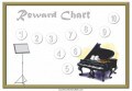 Sticker Charts with a Music Theme