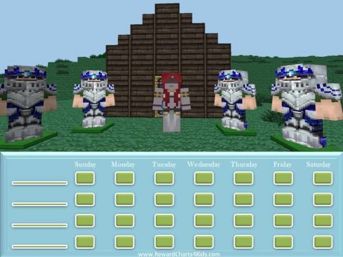 Free Printable & Customizable Minecraft Behavior Charts
