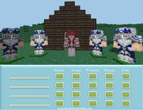 Free Printable & Customizable Minecraft Behavior Charts