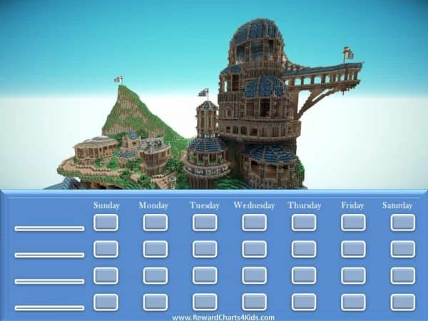 Free Printable & Customizable Minecraft Behavior Charts