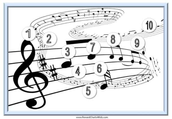 Free Piano Practice Chart | Customize Online then Print at Home