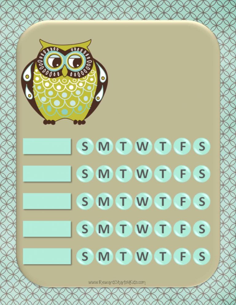 Free Incentive Charts | Printable and Customizable