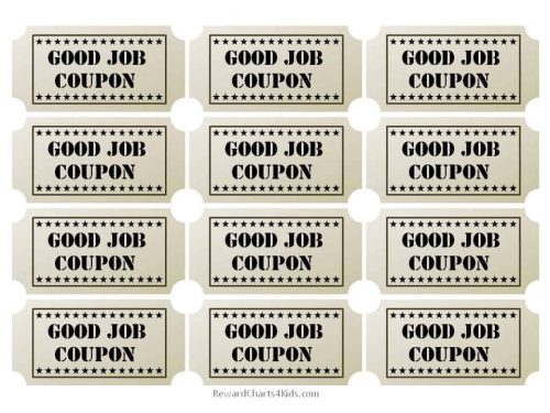 Free Good Job sticker printables | Print on paper and adhere with glue