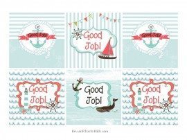 Free Good Job sticker printables | Print on paper and adhere with glue
