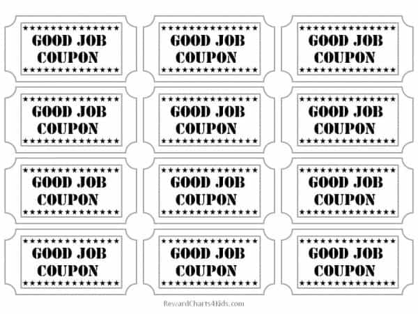 Free Good Job sticker printables | Print on paper and adhere with glue