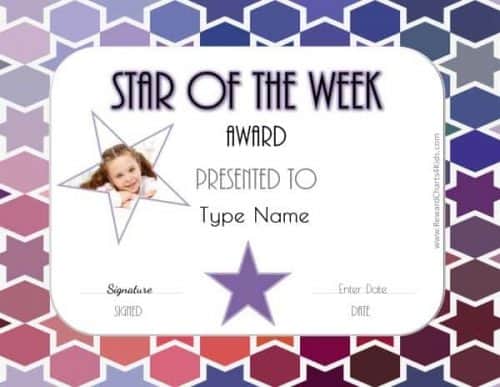 Star of the Week Printables | Customize with your Photo and/or Text