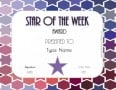 Star of the Week Printables | Customize with your Photo and/or Text