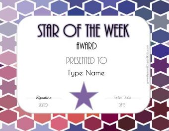 Star of the Week Printables | Customize with your Photo and/or Text