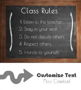 Free Classroom Posters (Printable and Customizable)