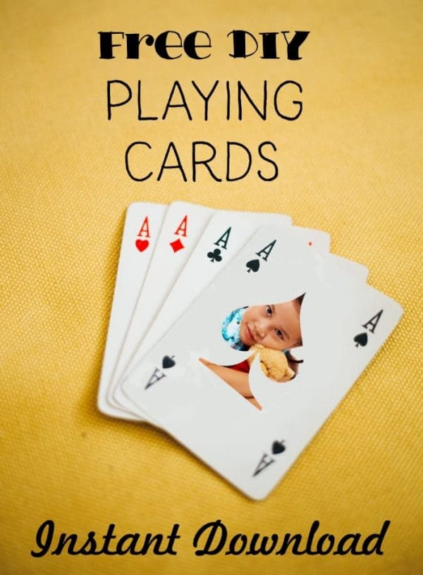 Free Printable Custom Playing Cards | Add Your Photo and/or Text