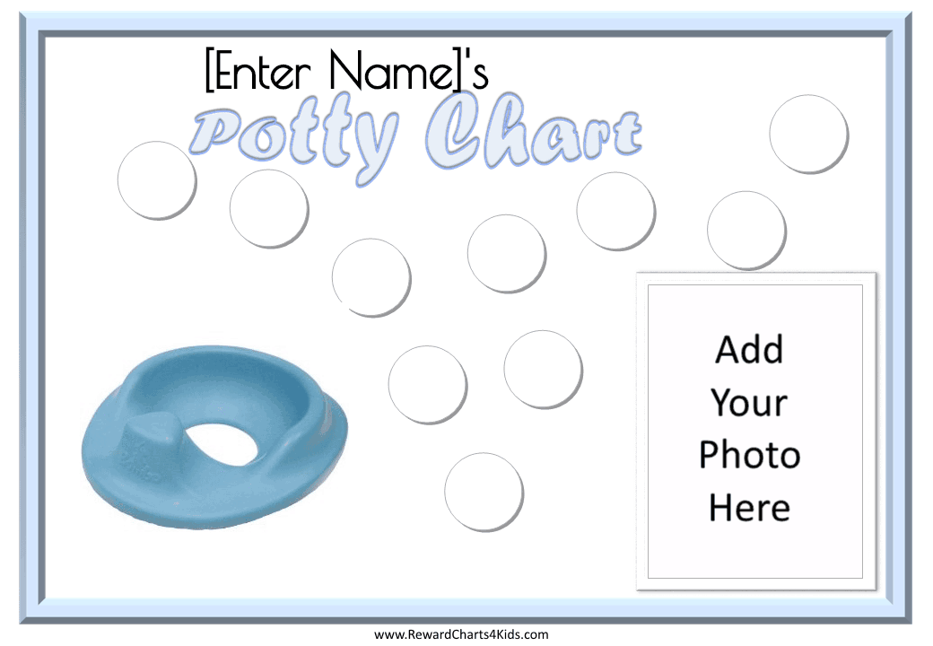 Free Potty Training Chart | Customize Online & Print at Home