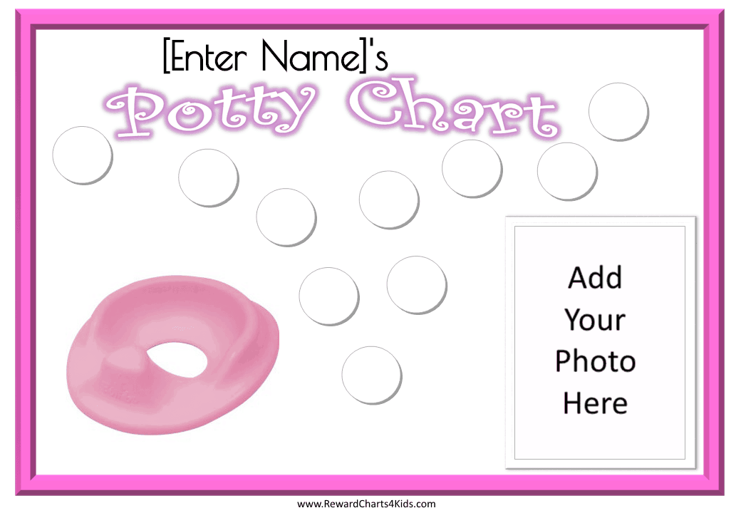 Free Potty Training Chart | Customize Online & Print at Home