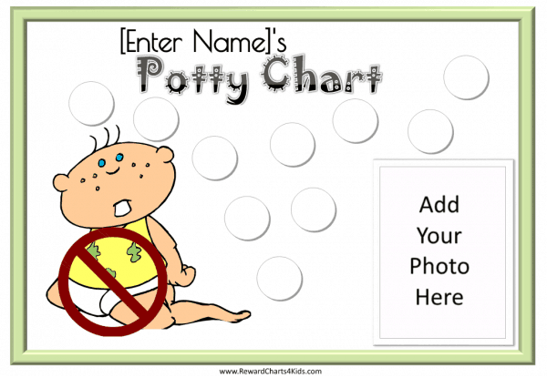 Free Potty Training Chart | Customize Online & Print at Home