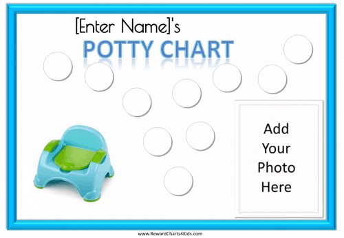 Free Potty Training Chart | Customize Online & Print at Home