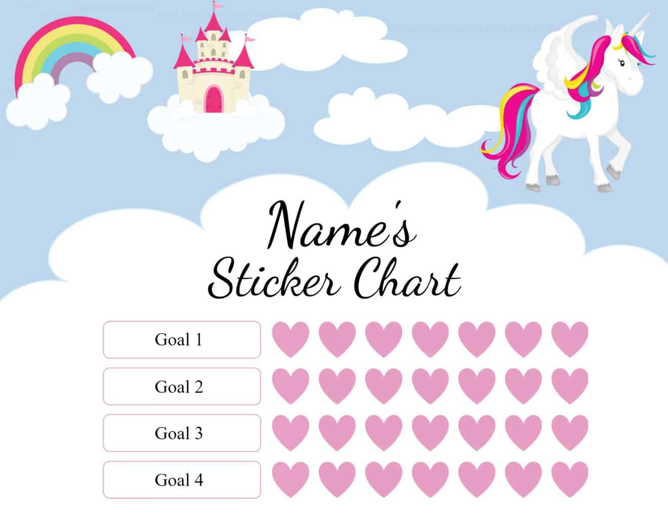 Potty Chart DIY | Free online potty chart maker | No registration required