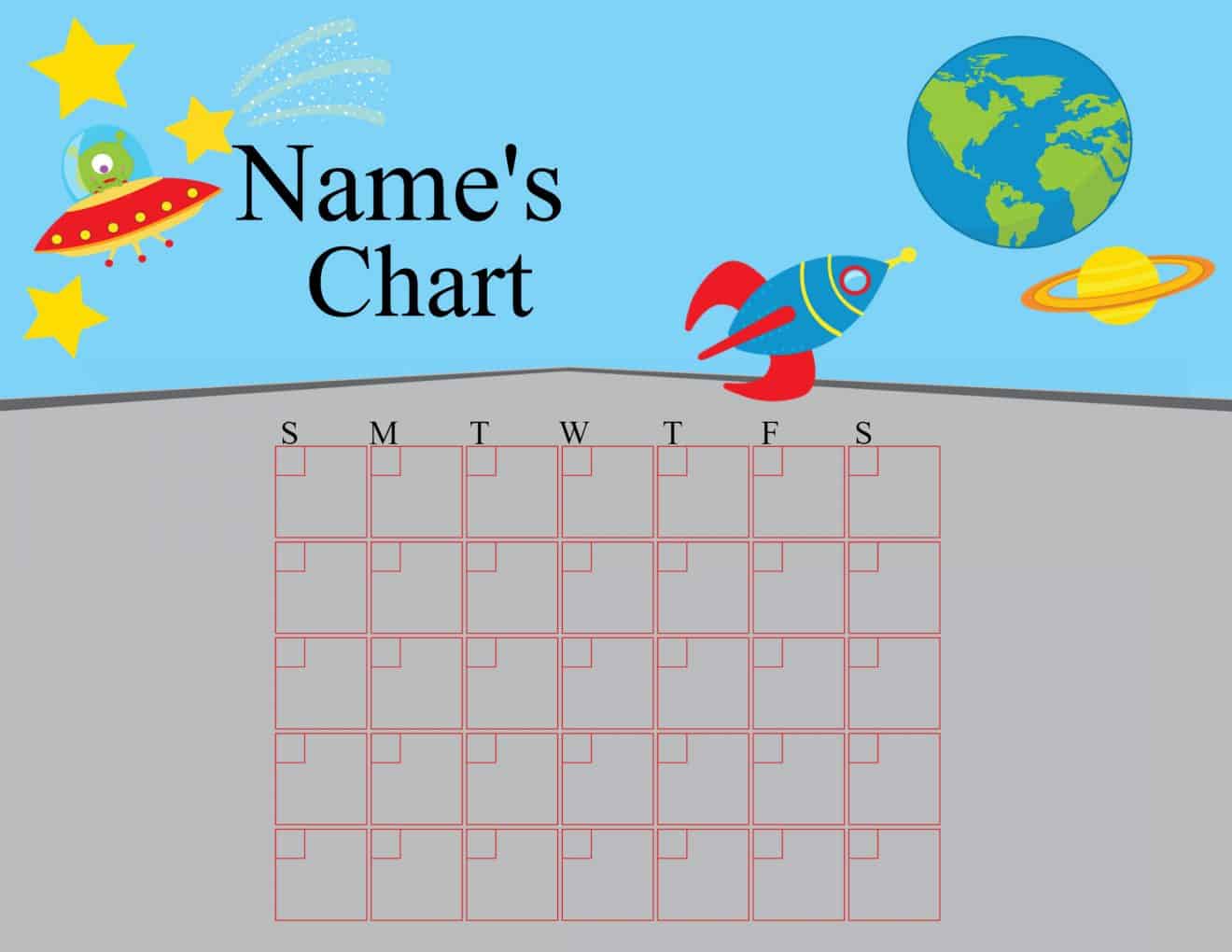FREE Editable Monthly Behavior Chart | Many Designs are Available