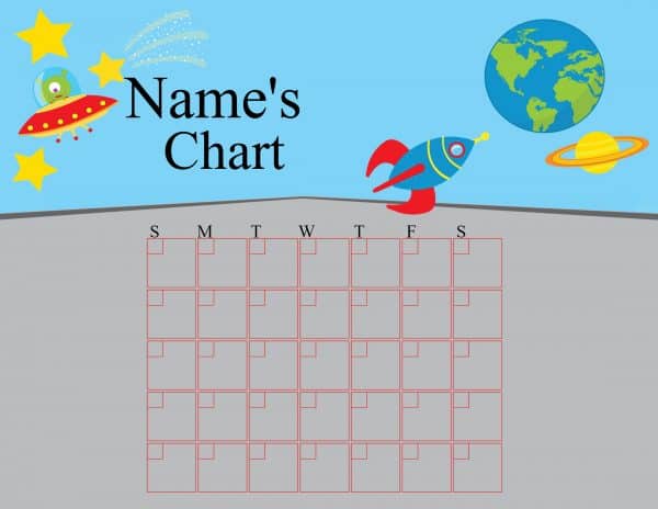 FREE Editable Monthly Behavior Chart | Many Designs are Available
