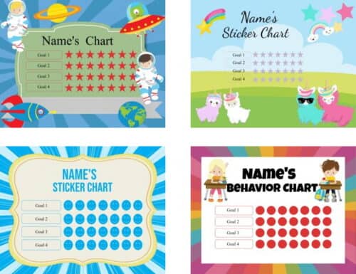 FREE Editable Daily Behavior Chart | Many Designs are Available