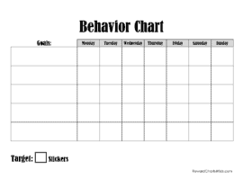FREE Printable and Editable ODD Behavior Chart