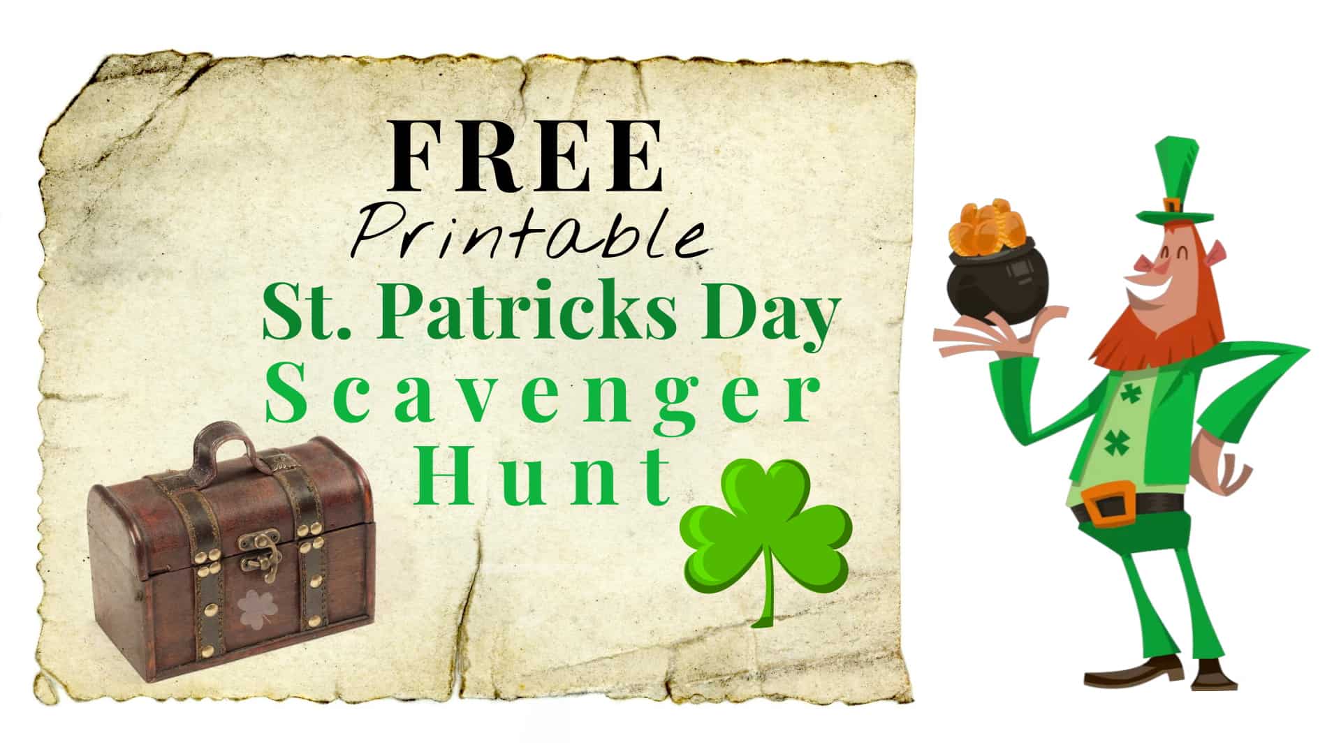 St Patrick's Day Scavenger Hunt