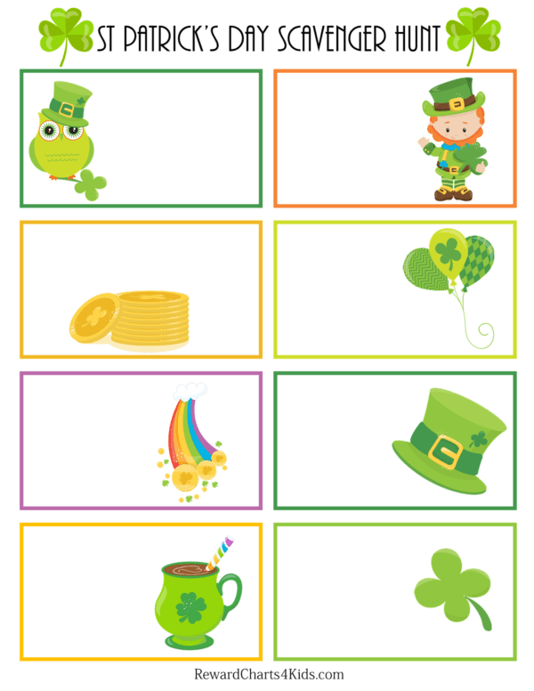 St Patrick's Day Scavenger Hunt