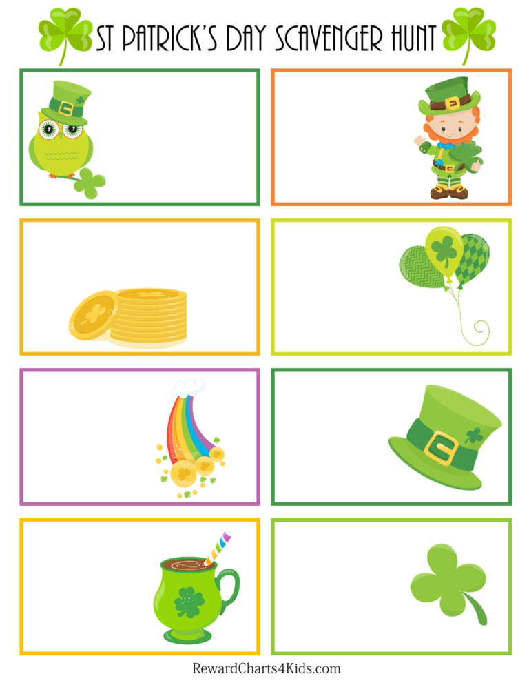 St Patrick's Day Scavenger Hunt