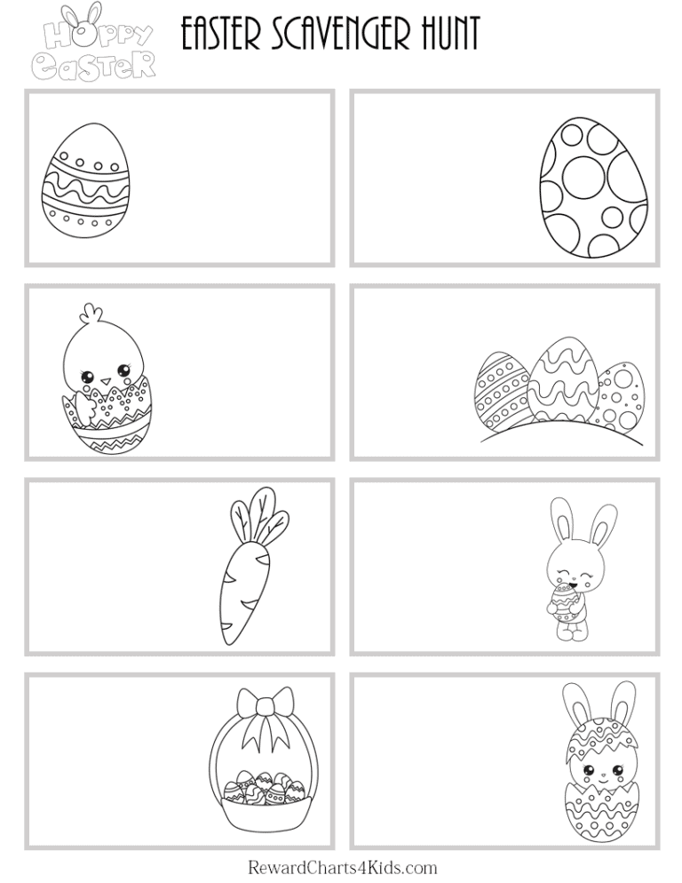 Scavenger Hunt Easter | Free Printable Clues