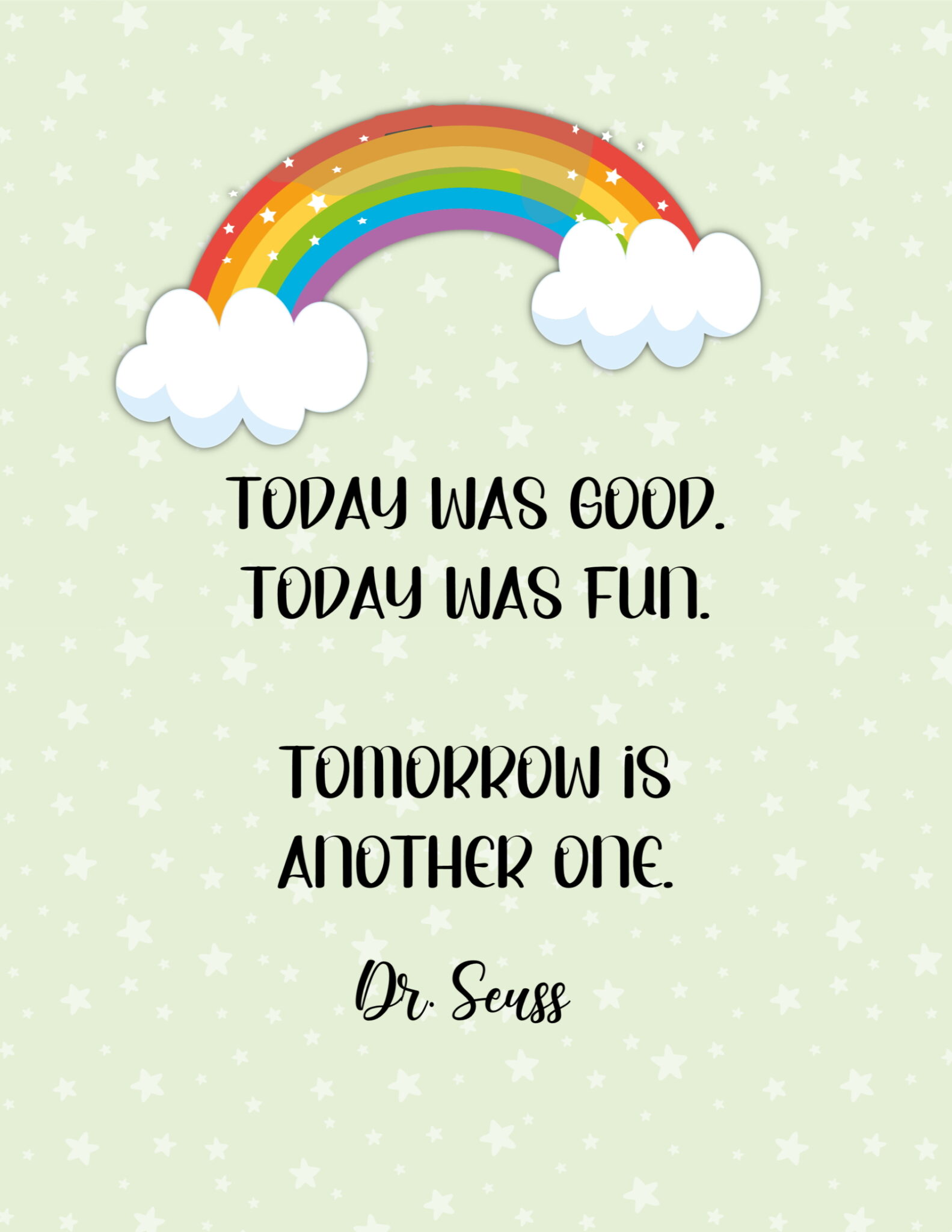FREE Printable Posters With Dr Seuss Quotes for Kids