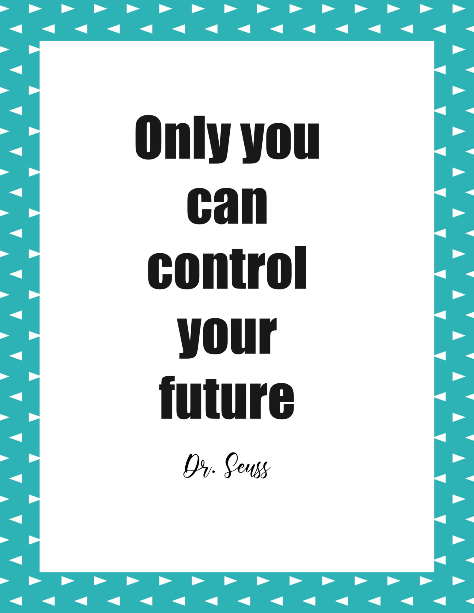 FREE Printable Posters With Dr Seuss Graduation Quotes