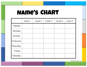 FREE Reward Charts for Kids | Edit Online